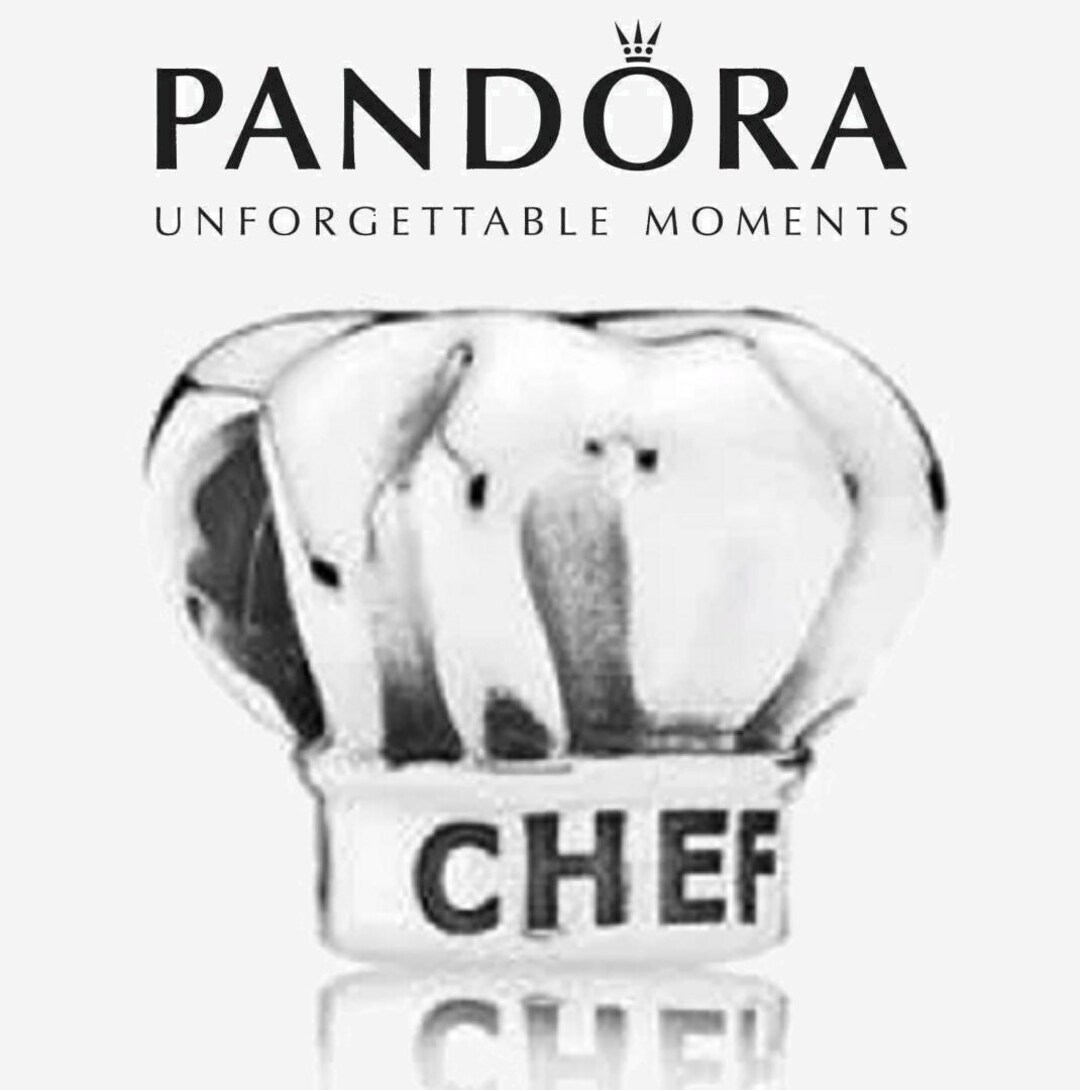 Pandora Chef Hat I Love Cooking Charm - Etsy