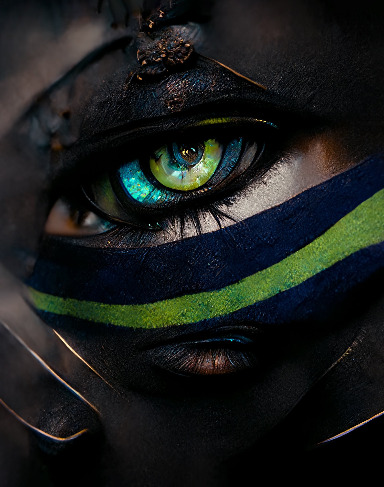 Seattle Seahawks Warrior Eyes LARGE Canvas Print Wall Art - Etsy