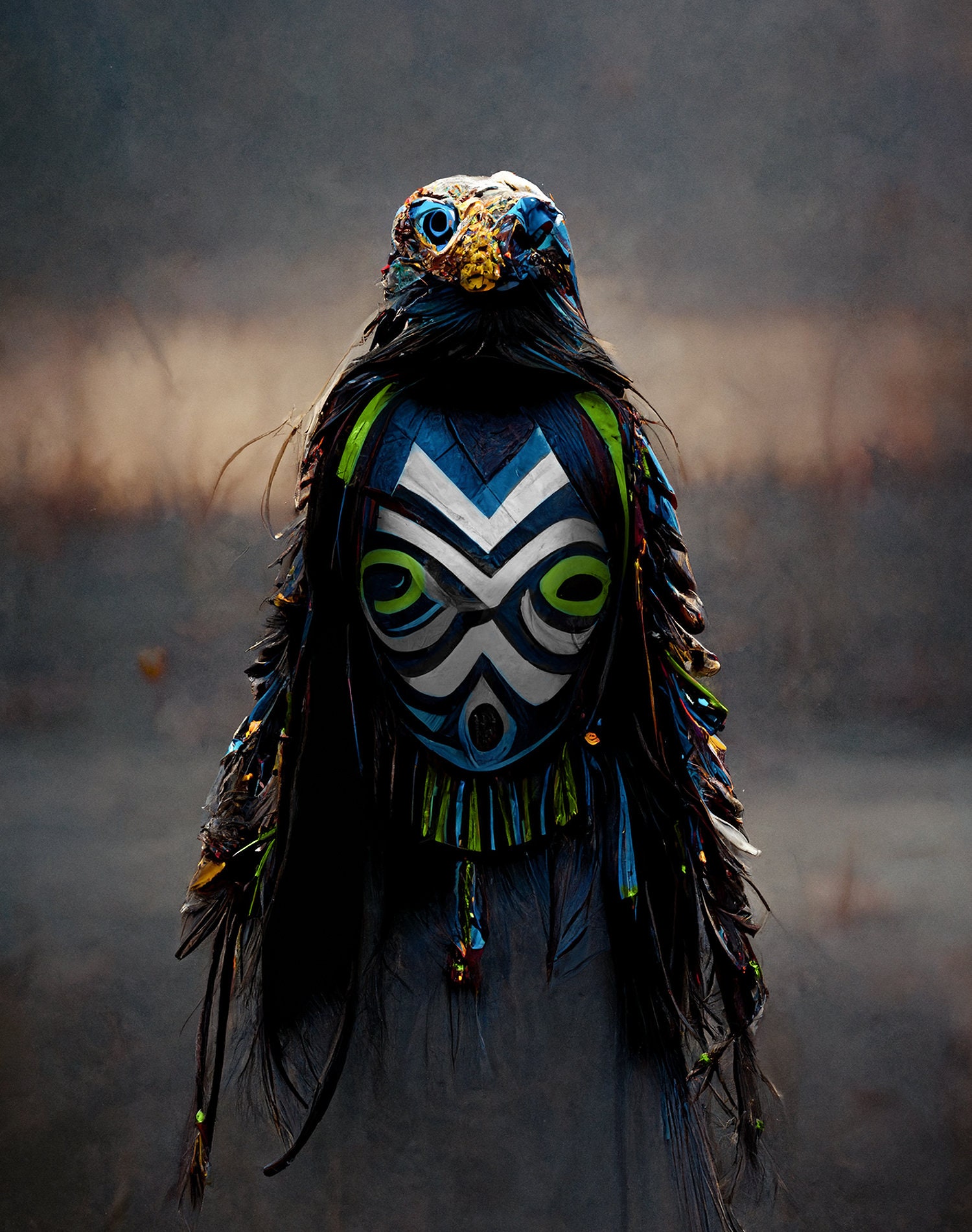 Seattle Mascots LARGE 30"x40" Canvas Prints, Native Designs, Wall Art ...