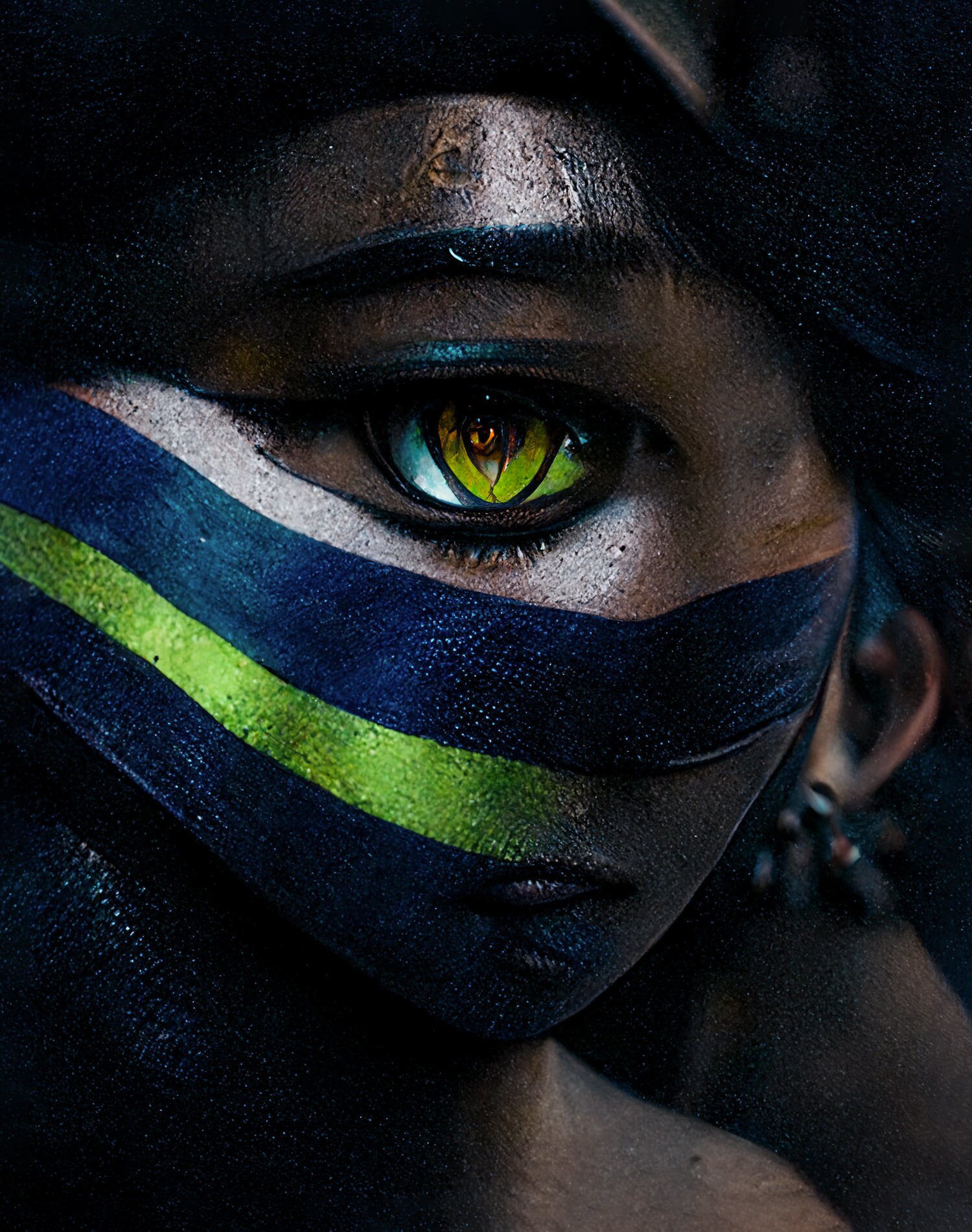 Seattle Seahawks Warrior Eyes LARGE Canvas Print Wall Art - Etsy