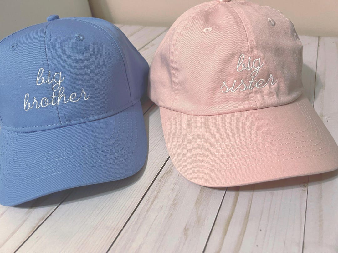 Big Brother Big Sister Kids Baseball Hat Siblings Caps Hats for New ...