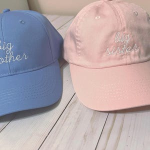Big Brother Big Sister Kids Baseball Hat Siblings Caps Hats for New ...