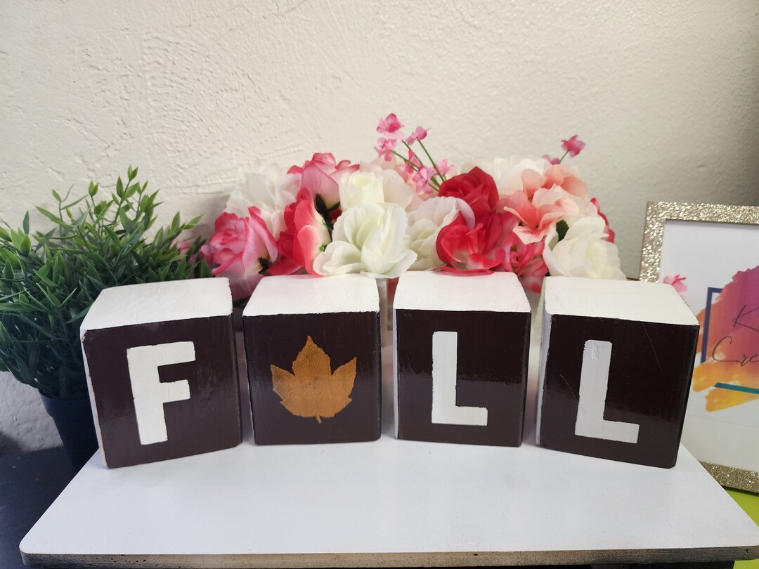 Reversible Home Decor Blocks | Home | Love | Snow | Fall | Welcome ...