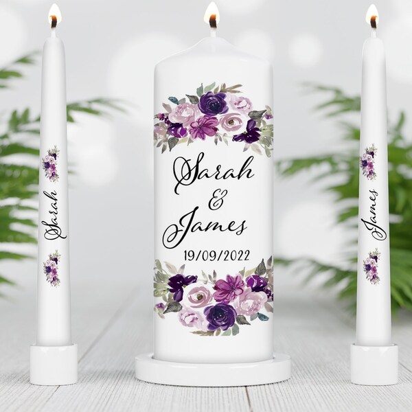 Purple Candle - Etsy