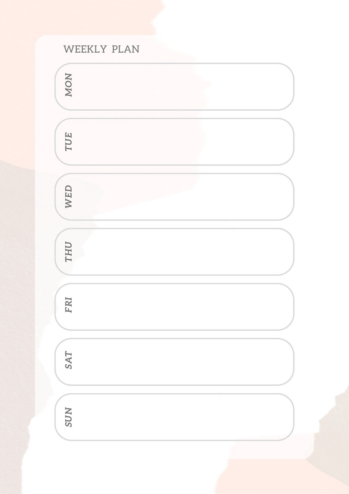 Printable Planner Pages, Daily TO DO List, Weekly Plans, Monthly Goals ...