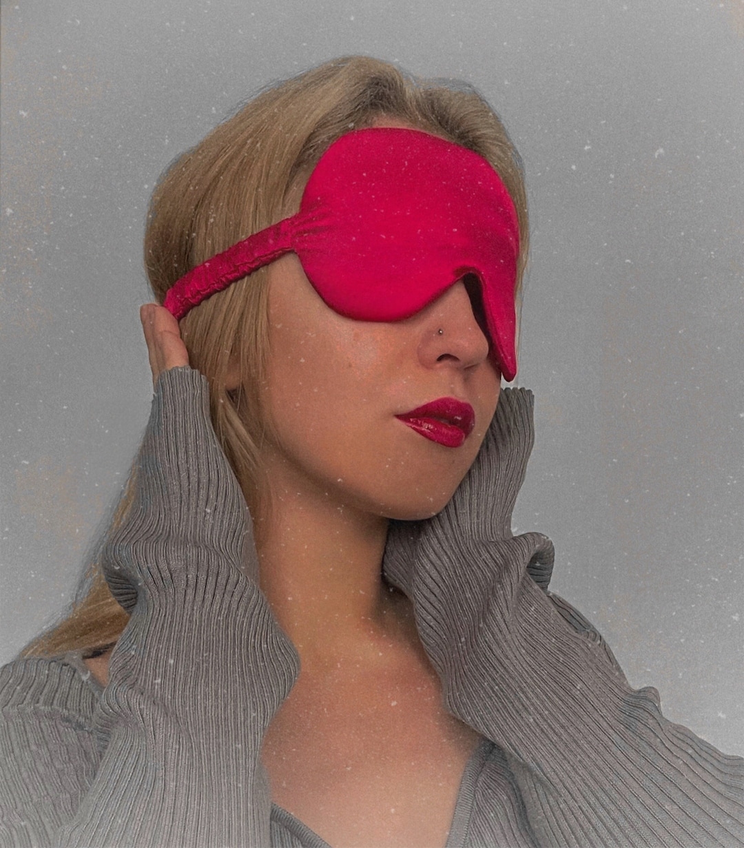 Luxury Silk Sleeping Mask, Silk Satin Eye Mask, Mulberry Silk ...