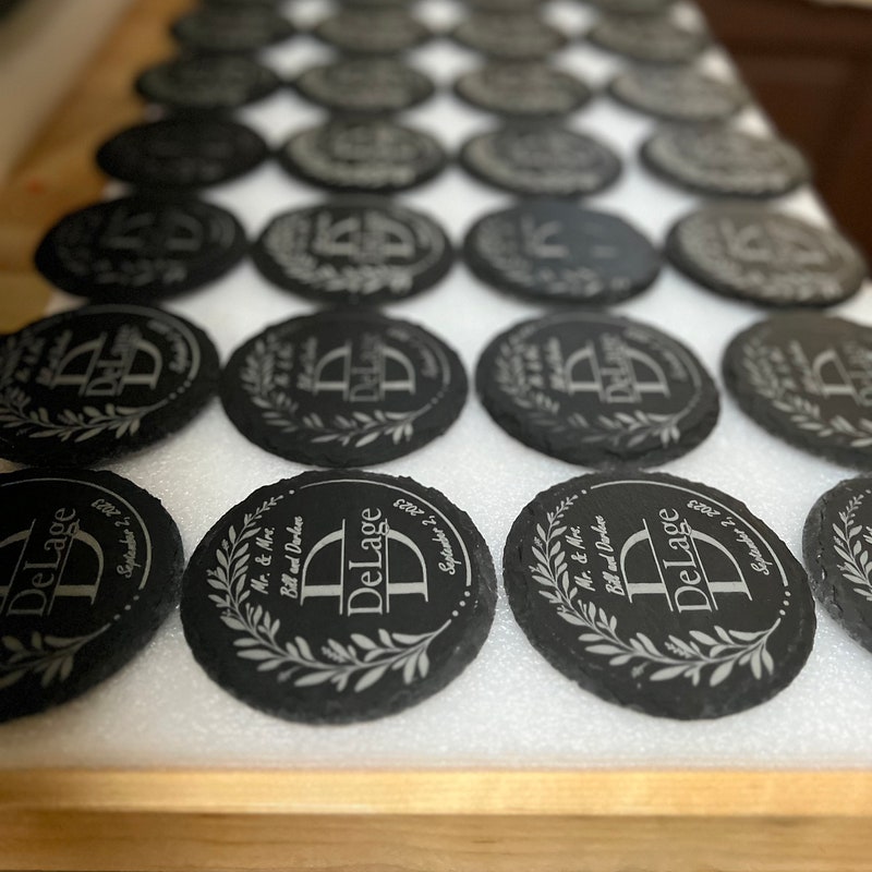 Slate Coasters - Etsy