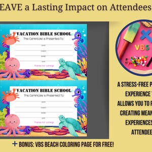 Vacation Bible School Planner Printable, Church Event Organizer ...