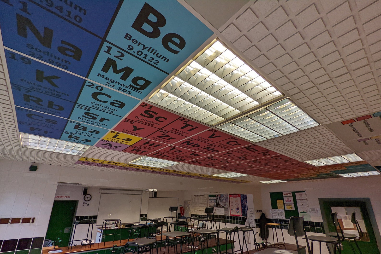 Periodic Table Ceiling Tile Digital Prints - Etsy