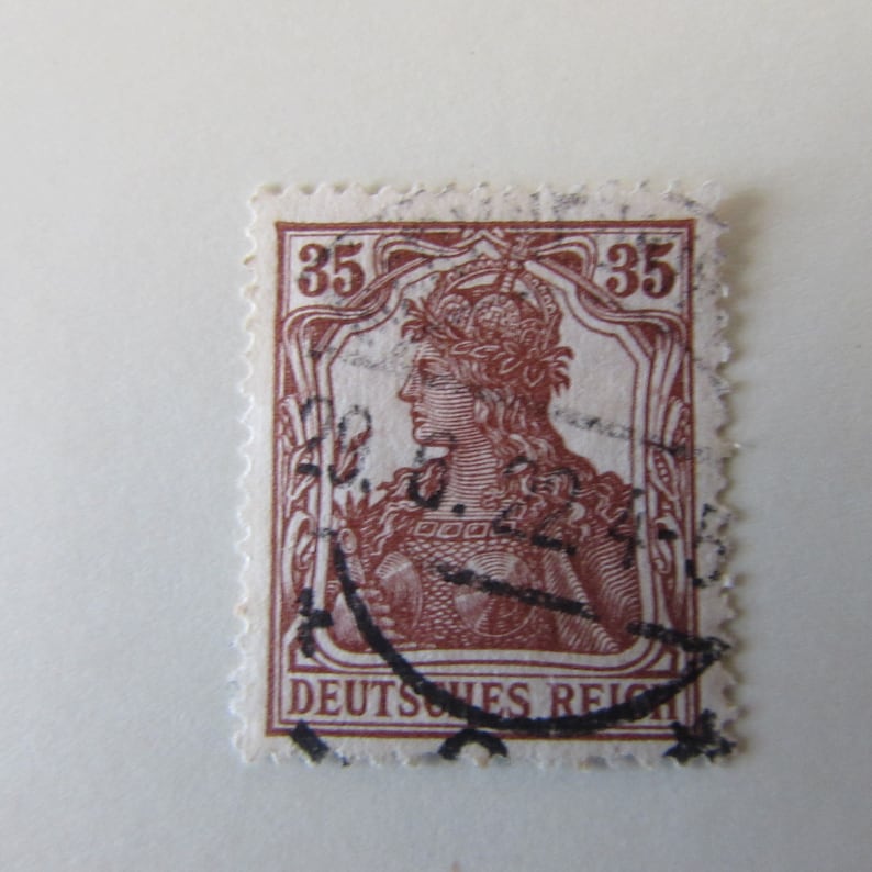 Rare German Stamps From the 1922 Year - Etsy