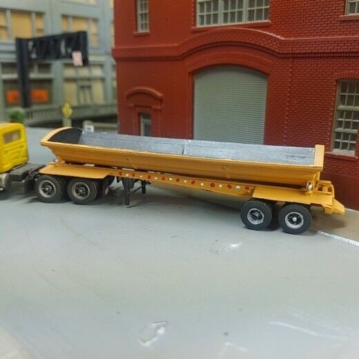 1/87 HO Scale Heavy Duty Side Dump Trailer. Custom Built 3D Printed ...