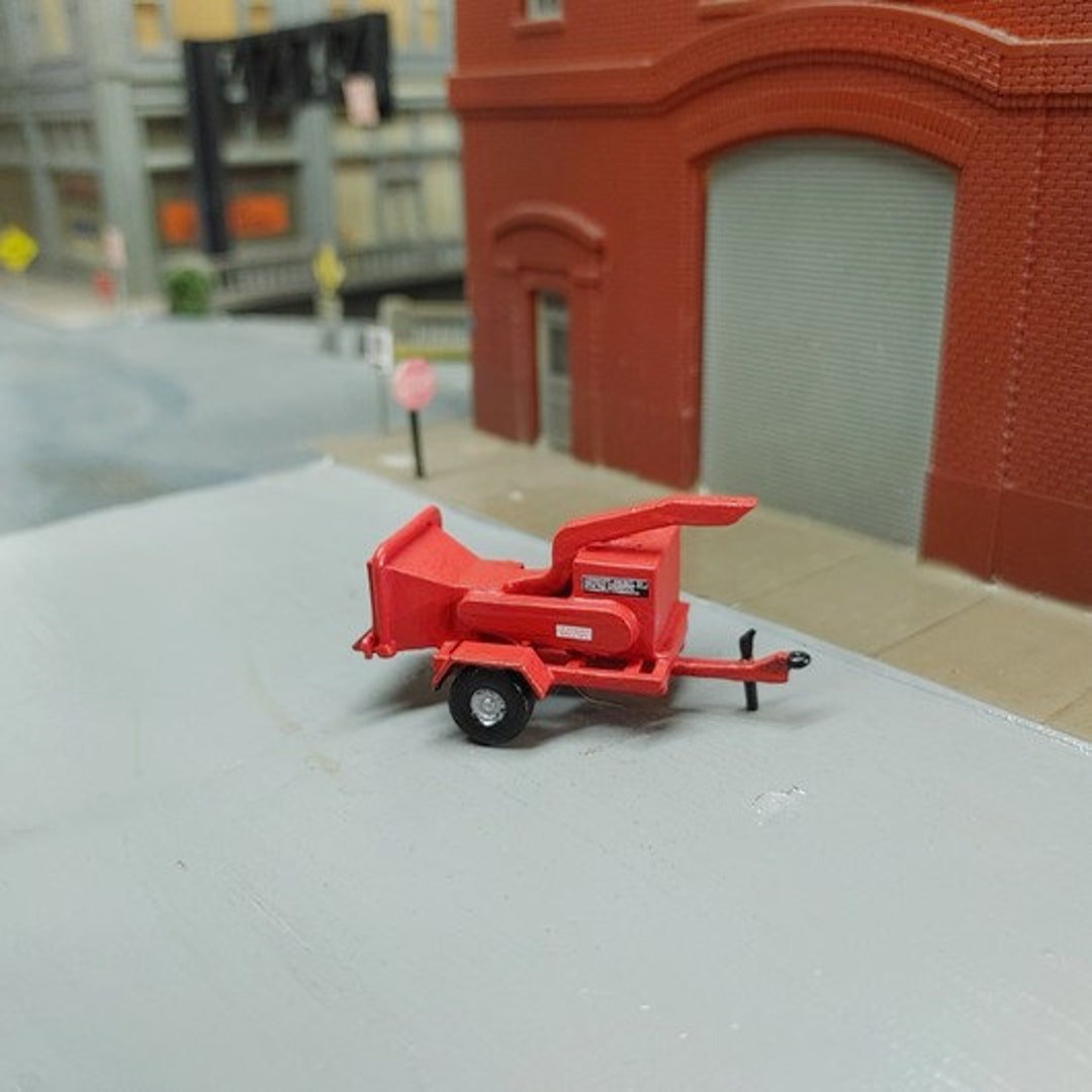 1/87 HO Scale Morbark Tree & Brush Chipper. Custom Built Resin 3D ...