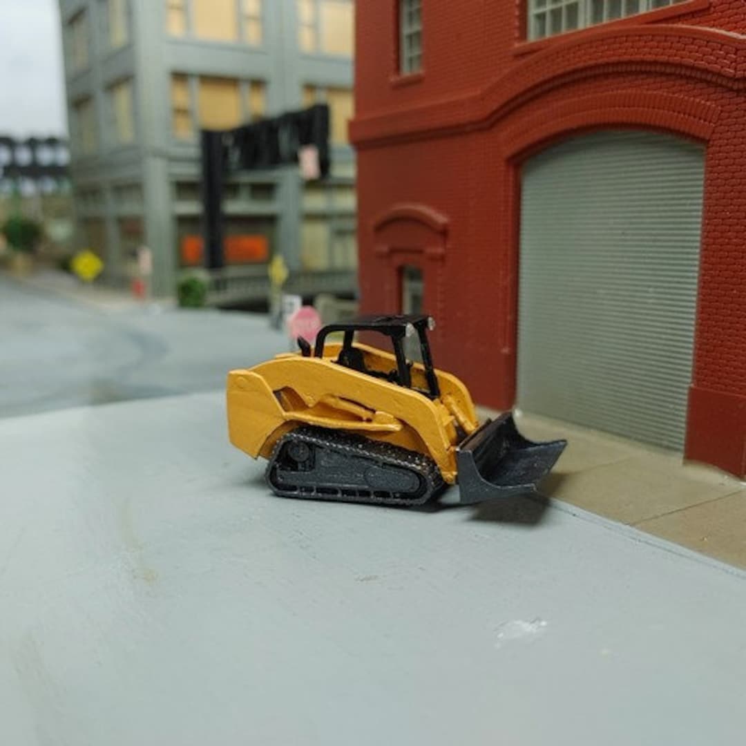 1/87 HO Scale Case Tracked Skid Steer. Custom Built Resin 3D Printed ...