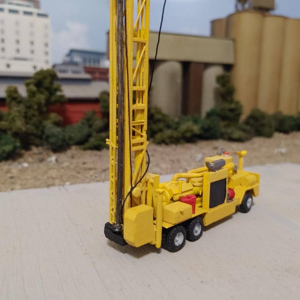 1/87 HO Scale Custom Built Ingersoll Rand T4 Well Drilling Rig With ...