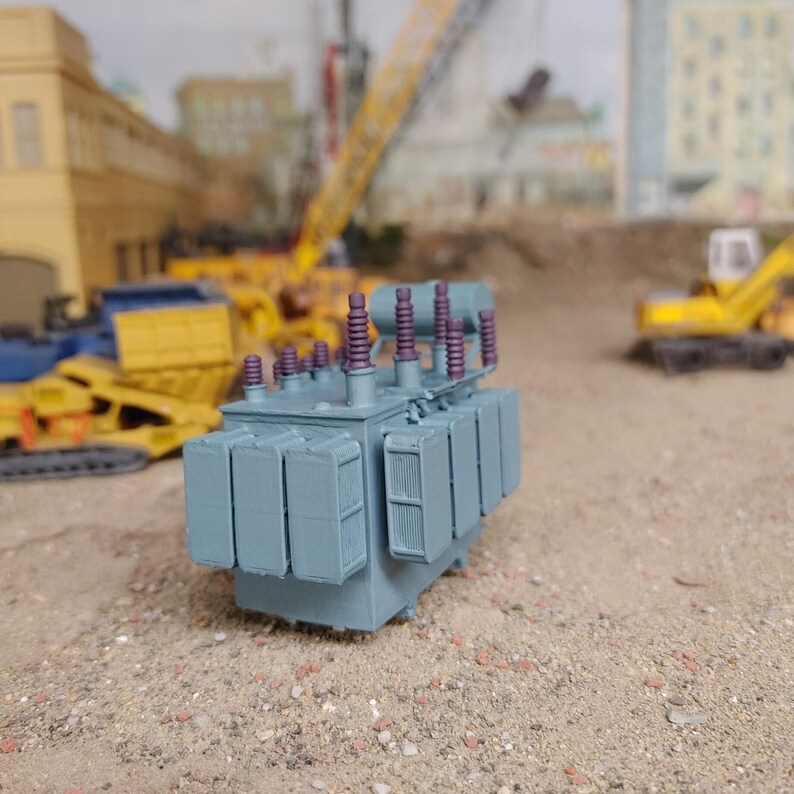 Custom Built 1/87 HO Scale Large Substation Power Transformer - Etsy