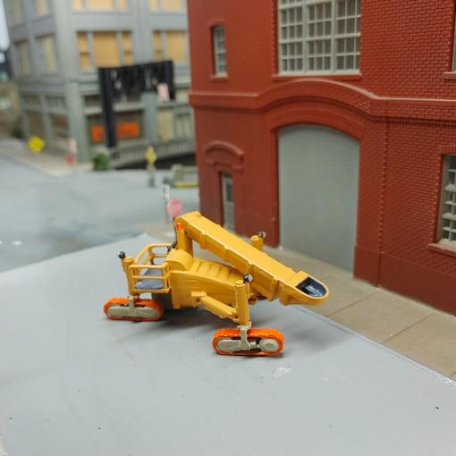 1/87 HO Scale Custom Built Wirtgen Offset Slipform Concrete Paving ...