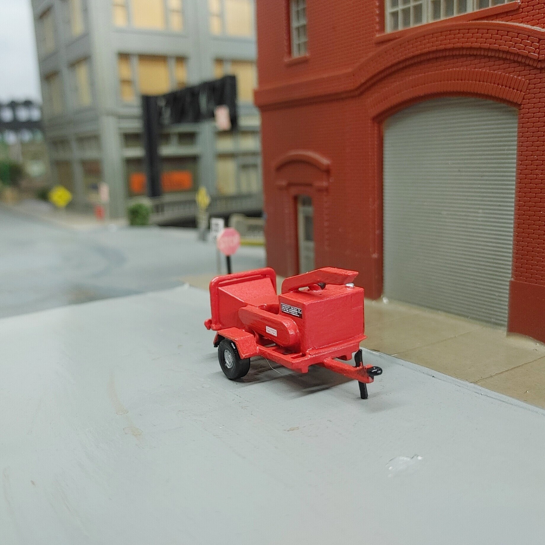 1/87 HO Scale Morbark Tree & Brush Chipper. Custom Built Resin 3D ...