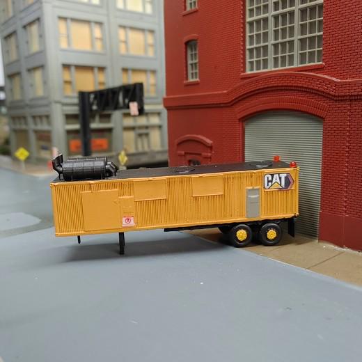 Custom Built 1/87 HO Scale Cat Mobile Generator Trailers 3D Printed ...