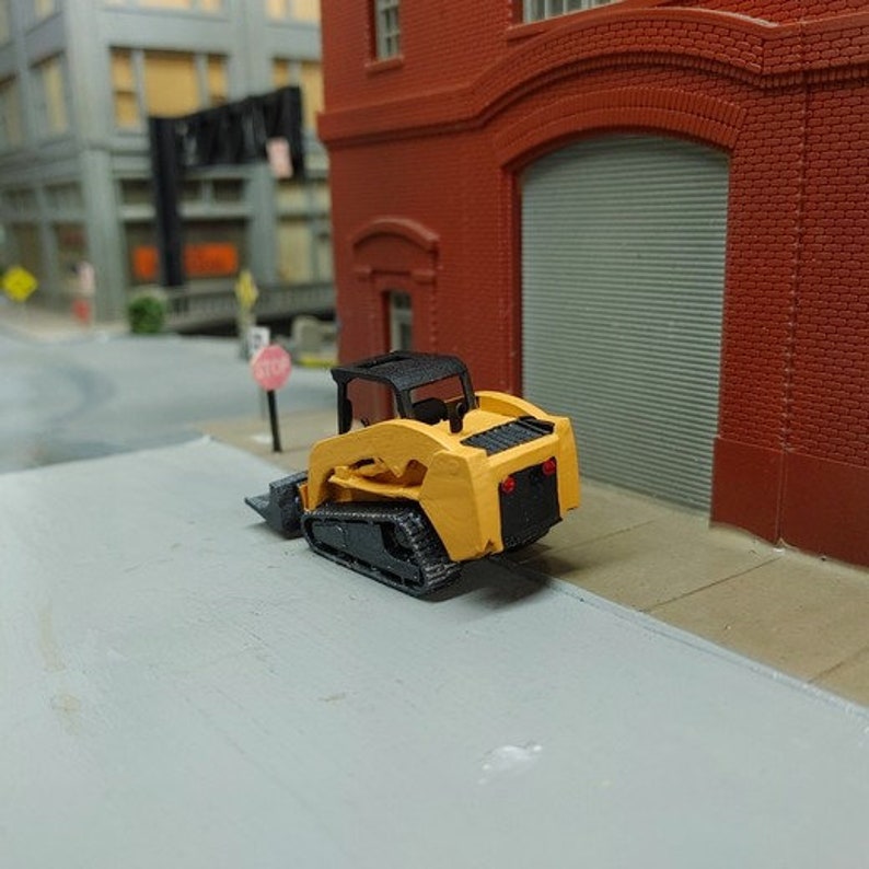1/87 HO Scale Case Tracked Skid Steer. Custom Built Resin 3D Printed ...