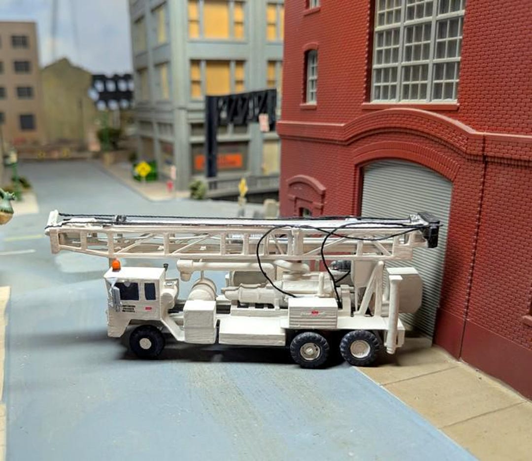 1/87 HO Scale Custom Built 1970s Era Ingersoll Rand T4 Well Drilling ...