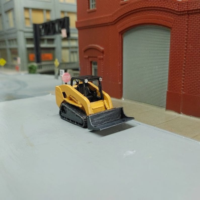 1/87 HO Scale Case Tracked Skid Steer. Custom Built Resin 3D Printed ...