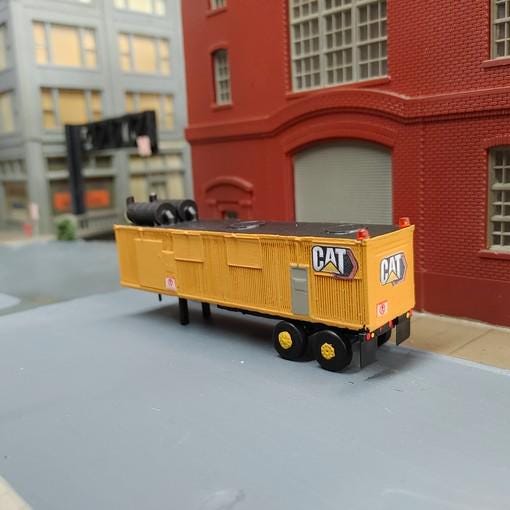 Custom Built 1/87 HO Scale Cat Mobile Generator Trailers 3D Printed ...