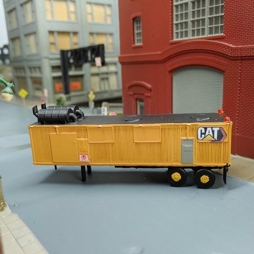 Custom Built 1/87 HO Scale Cat Mobile Generator Trailers 3D Printed ...
