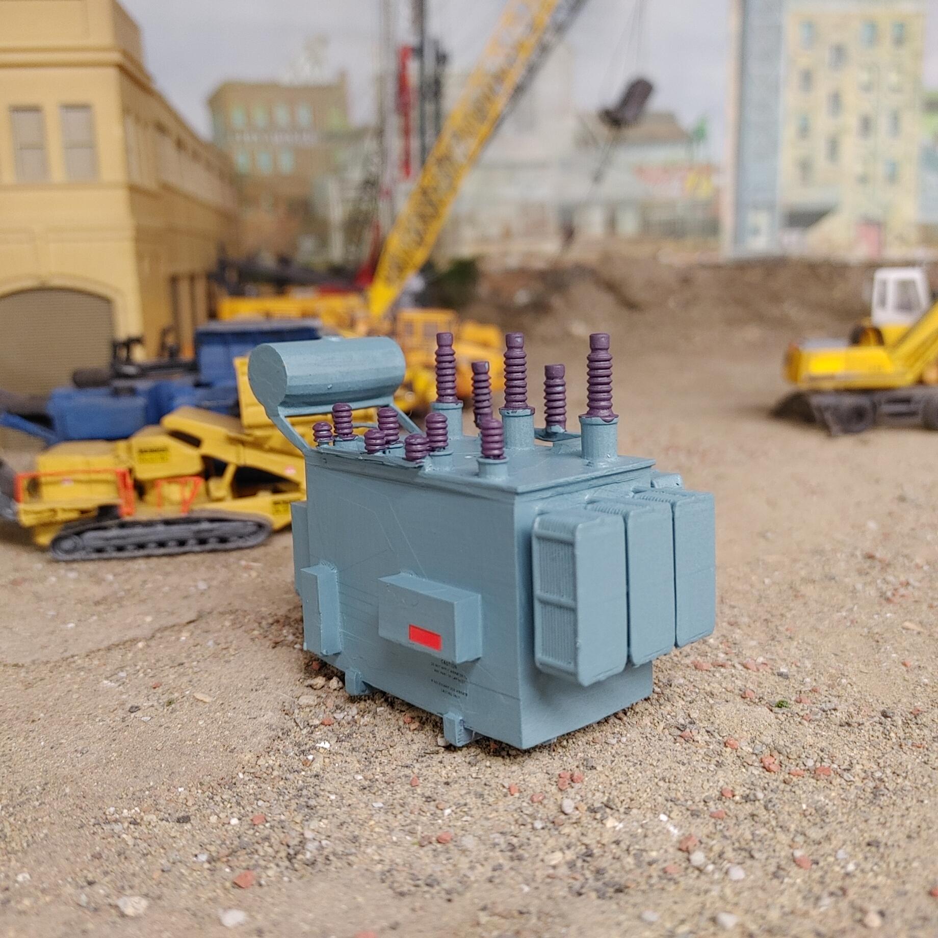 Custom Built 1/87 HO Scale Large Substation Power Transformer - Etsy