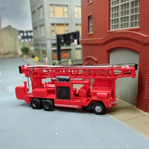 1/87 HO Scale Custom Built 1970s Era Ingersoll Rand T4 Well Drilling ...