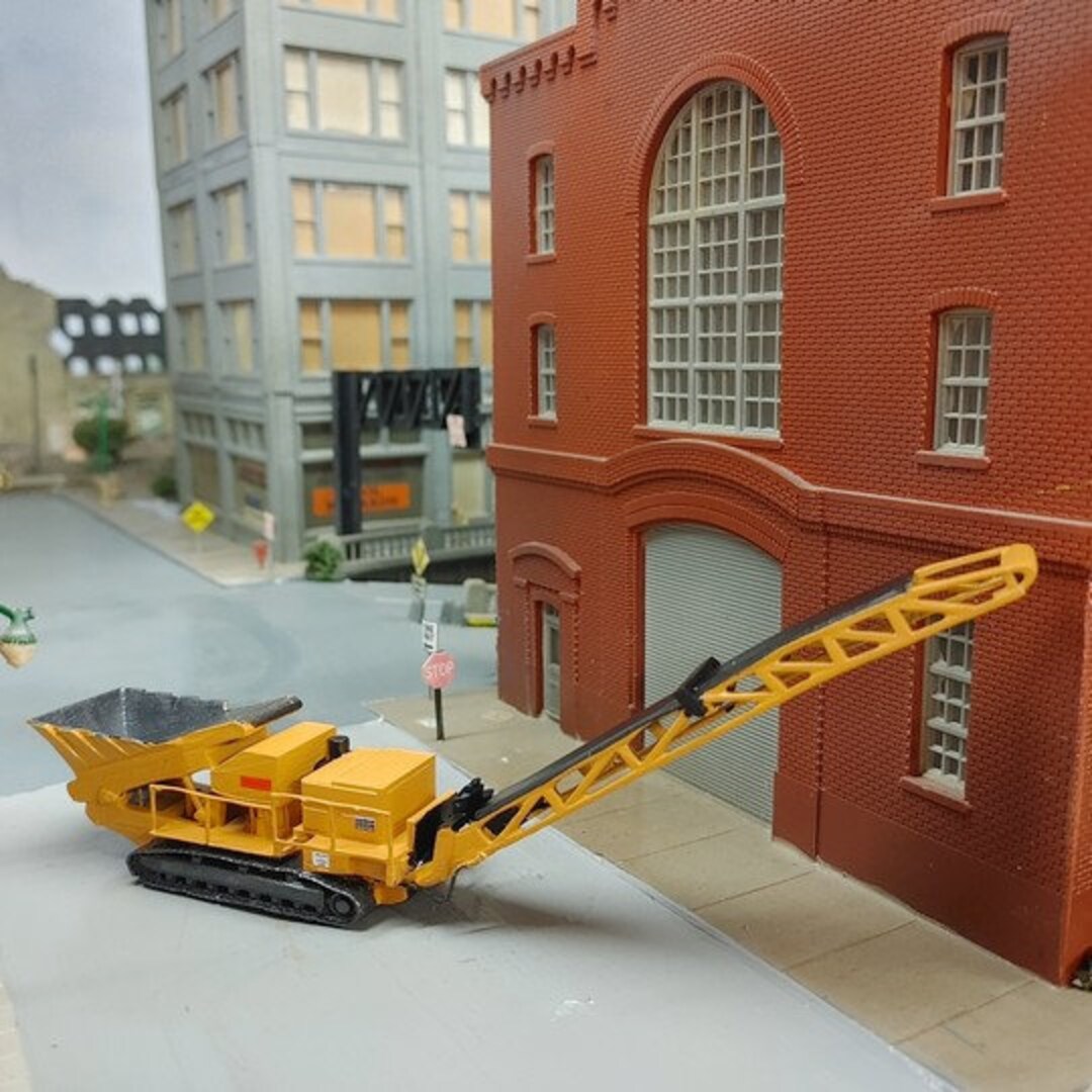 1/87 HO Scale Terex Pegson Maxtrak Rock Crusher. Custom Built Resin 3D ...