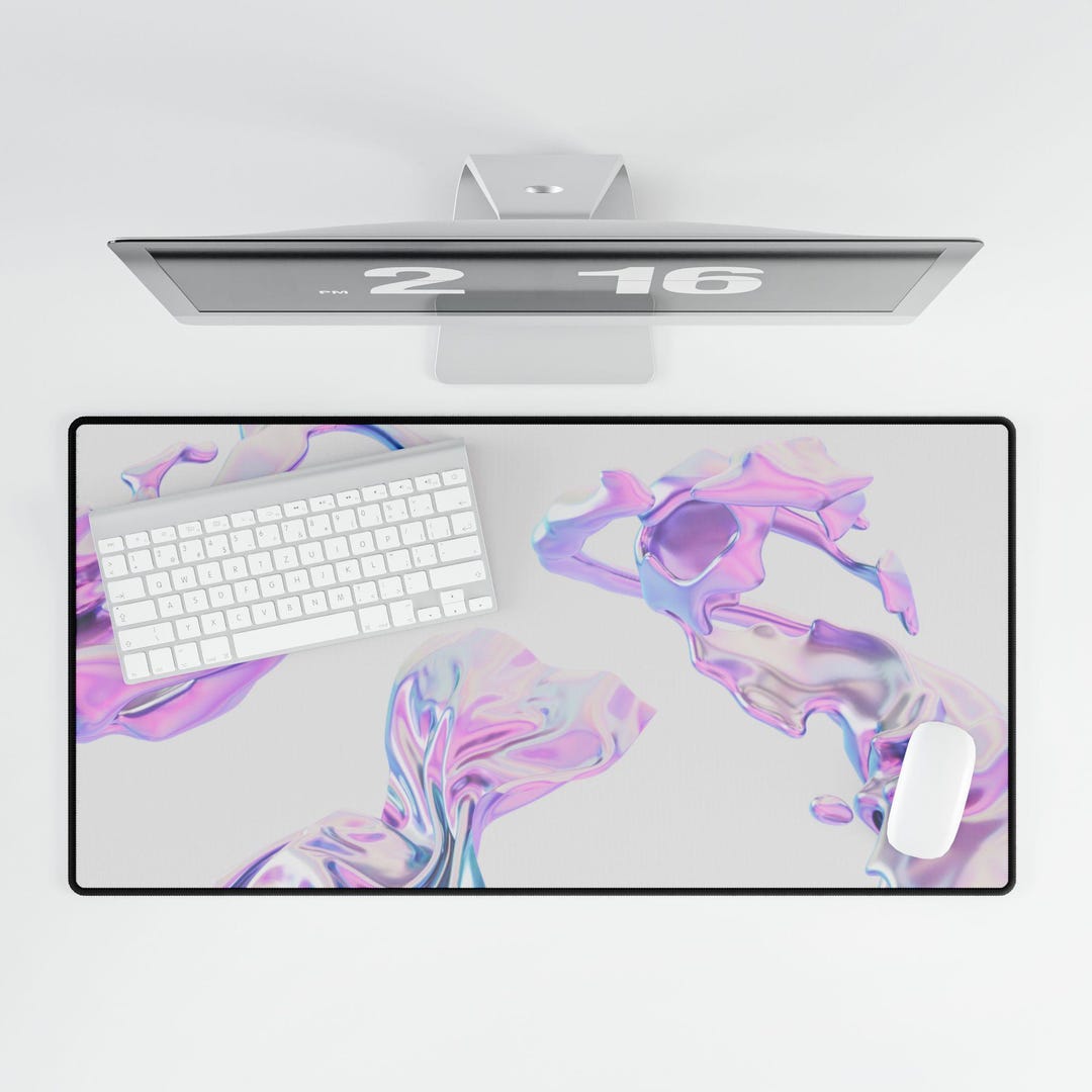 3D Liquid Art, 3D Liquid Decor, 3D Liquid Desk Mat, Gaming Girl Desk ...