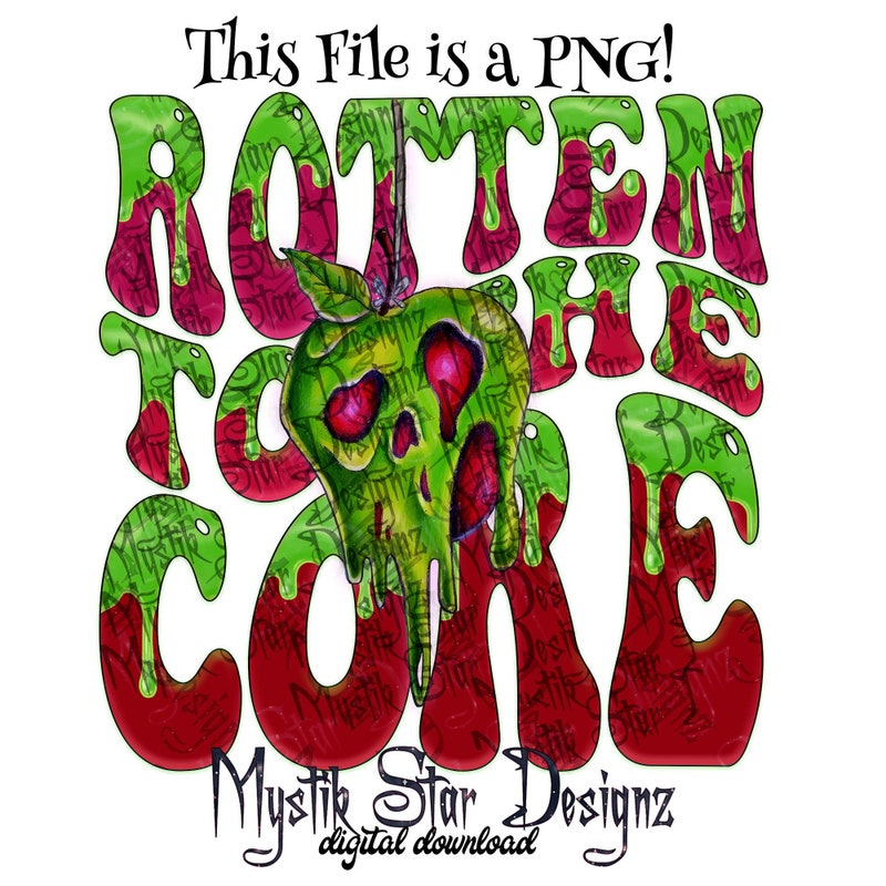 Rotten to the Core - Etsy