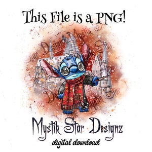 Stitch Wizard PNG: Magic School Digital Download - Etsy