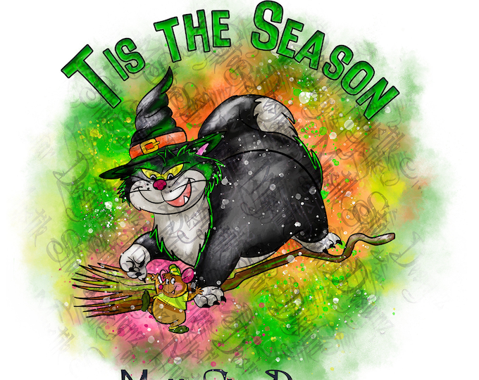 Disney Gato Lucifer Cartel / Impresión gatos disney gato lucifer gato ...