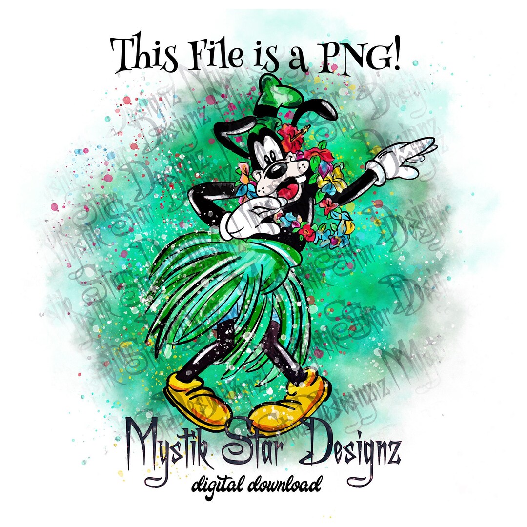 Summer Goofy PNG Goofy Dancing PNG Digital Download PNG Commercial Use ...