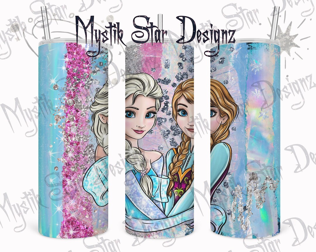 Magic Snow Princess Wrap | 20oz Magic Elsa and Anna Wrap | Magic ...