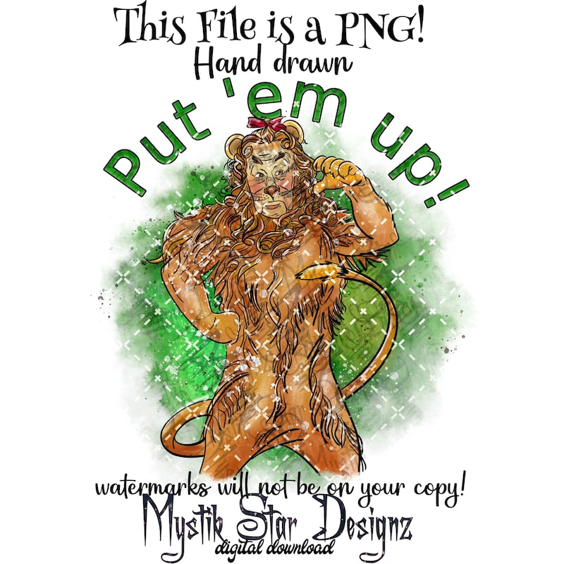 Cowardly Lion - Etsy