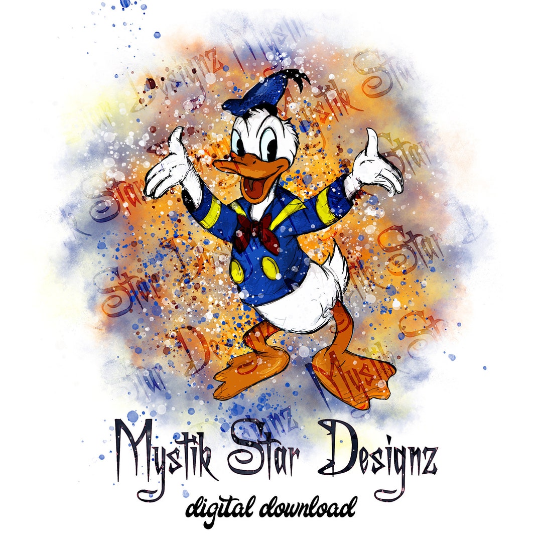 Cute Donald Duck PNG | Donald Duck PNG | Digital Download PNG ...