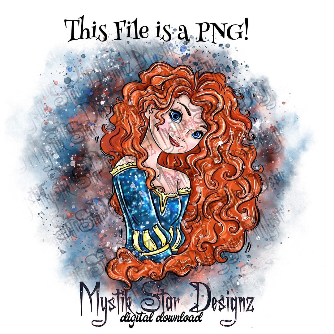 Merida PNG Princess Merida PNG Digital Download PNG Commercial Use - Etsy