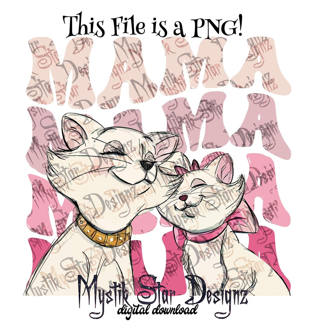 Cute Duchess and Marie Mama Bear PNG Duchess Mama PNG Digital Download ...