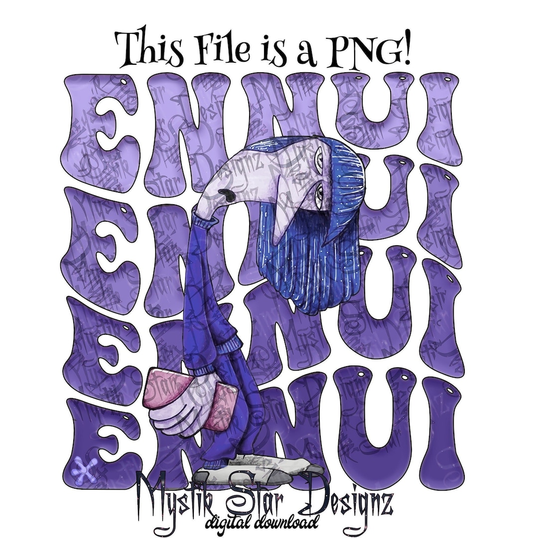 Ennui PNG | Inside Out 2 Ennui PNG | Digital Download PNG | Commercial ...