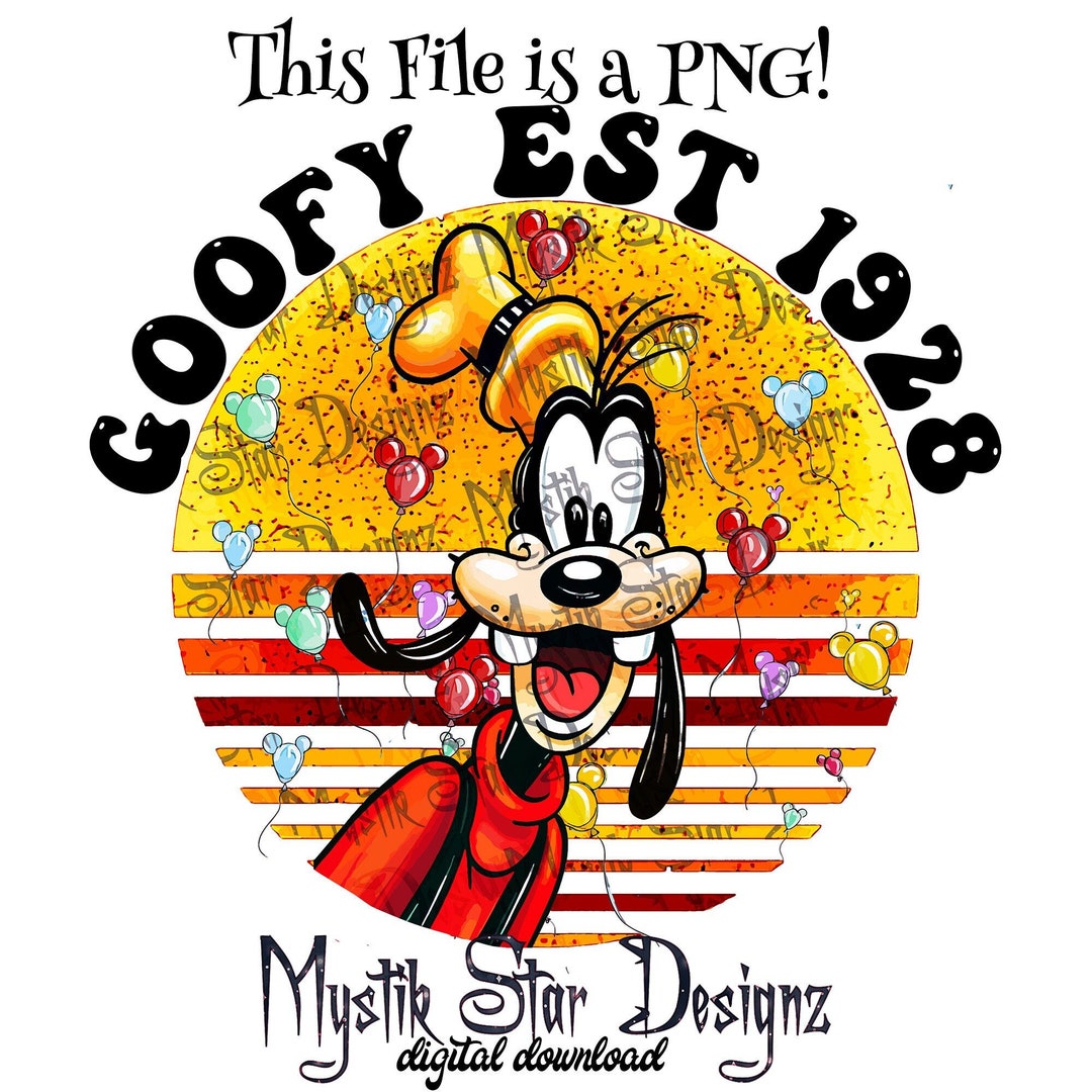 Retro Goofy PNG | Goofy PNG | Digital Download PNG | Commercial Use - Etsy