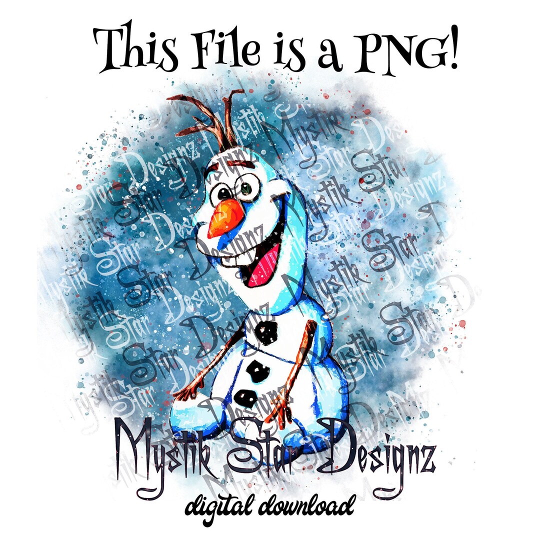Sitting Olaf PNG Frozen Olaf PNG Digital Download PNG Commercial Use - Etsy