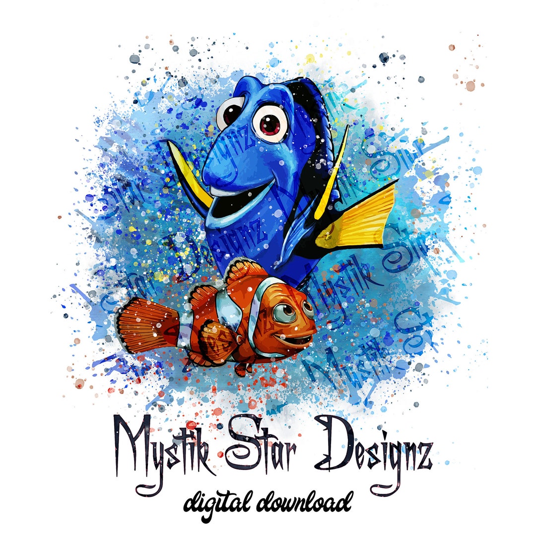 Dory and Marlin PNG | Nemo Dory PNG | Digital Download PNG | Commercial ...