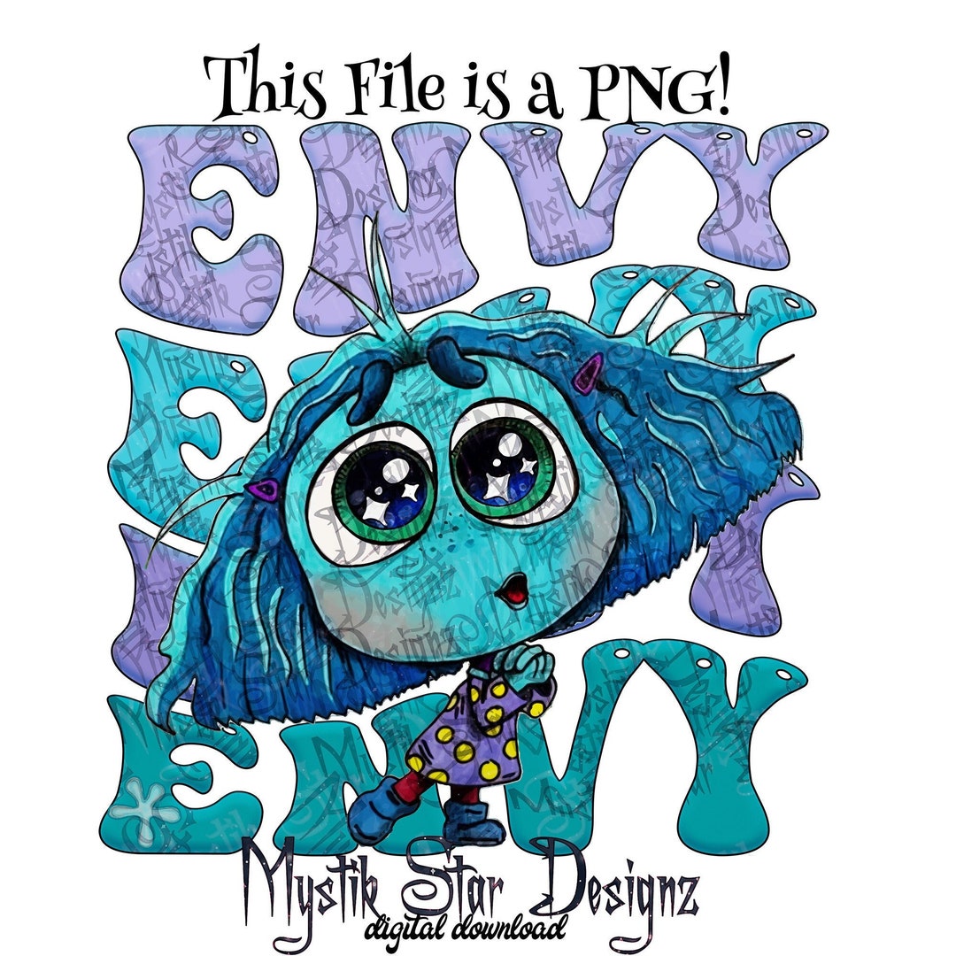 Envy PNG Inside Out 2 Envy PNG Digital Download PNG Commercial Use - Etsy