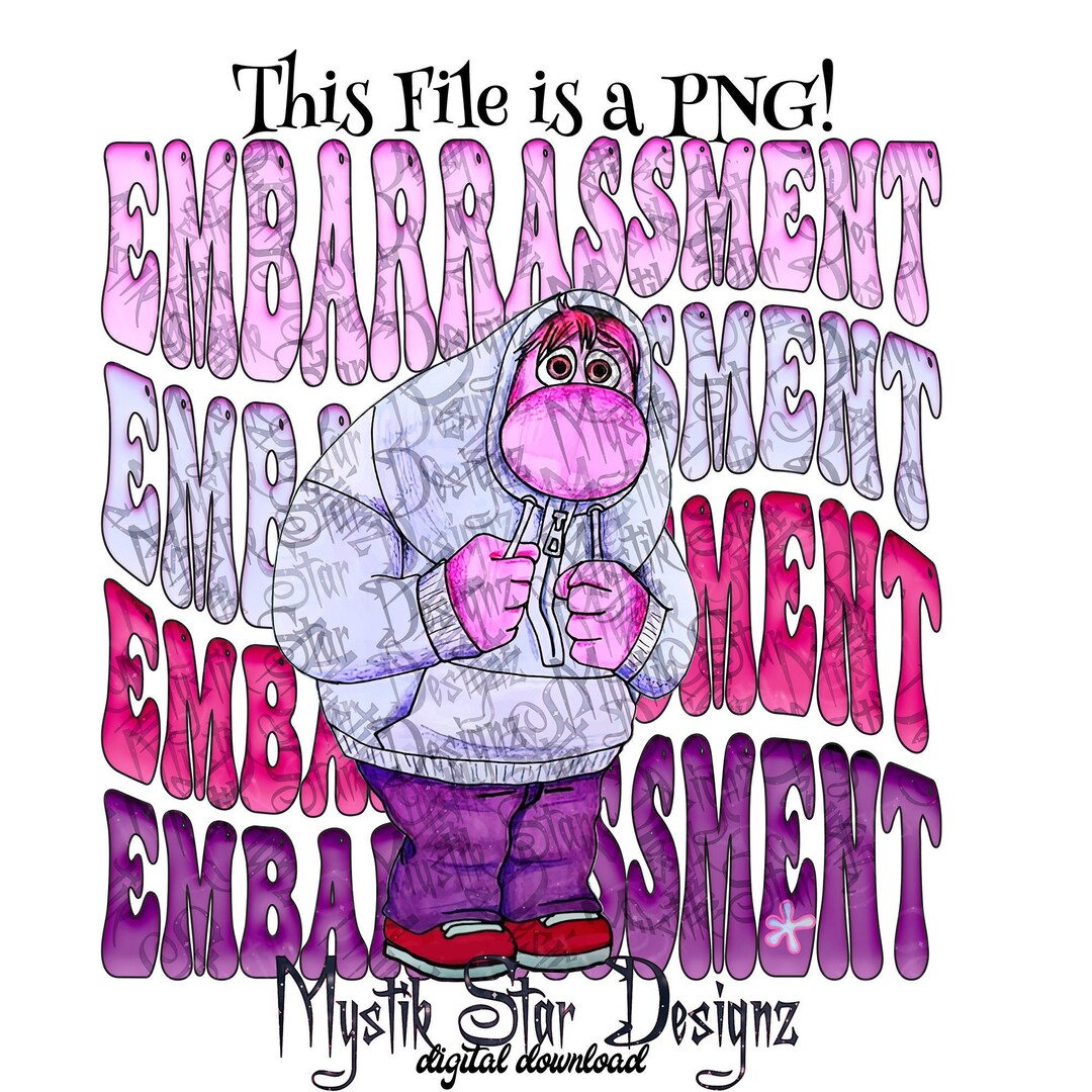 Embarrassment PNG | Inside Out 2 Embarrassment PNG | Digital Download ...