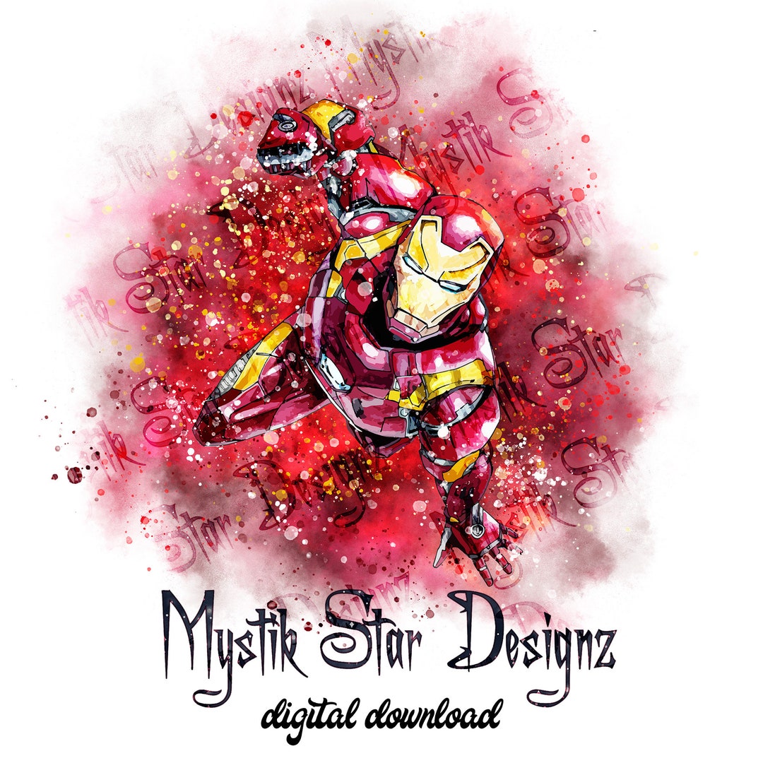 Iron Man PNG | Iron Man Superhero PNG | Digital Download PNG ...