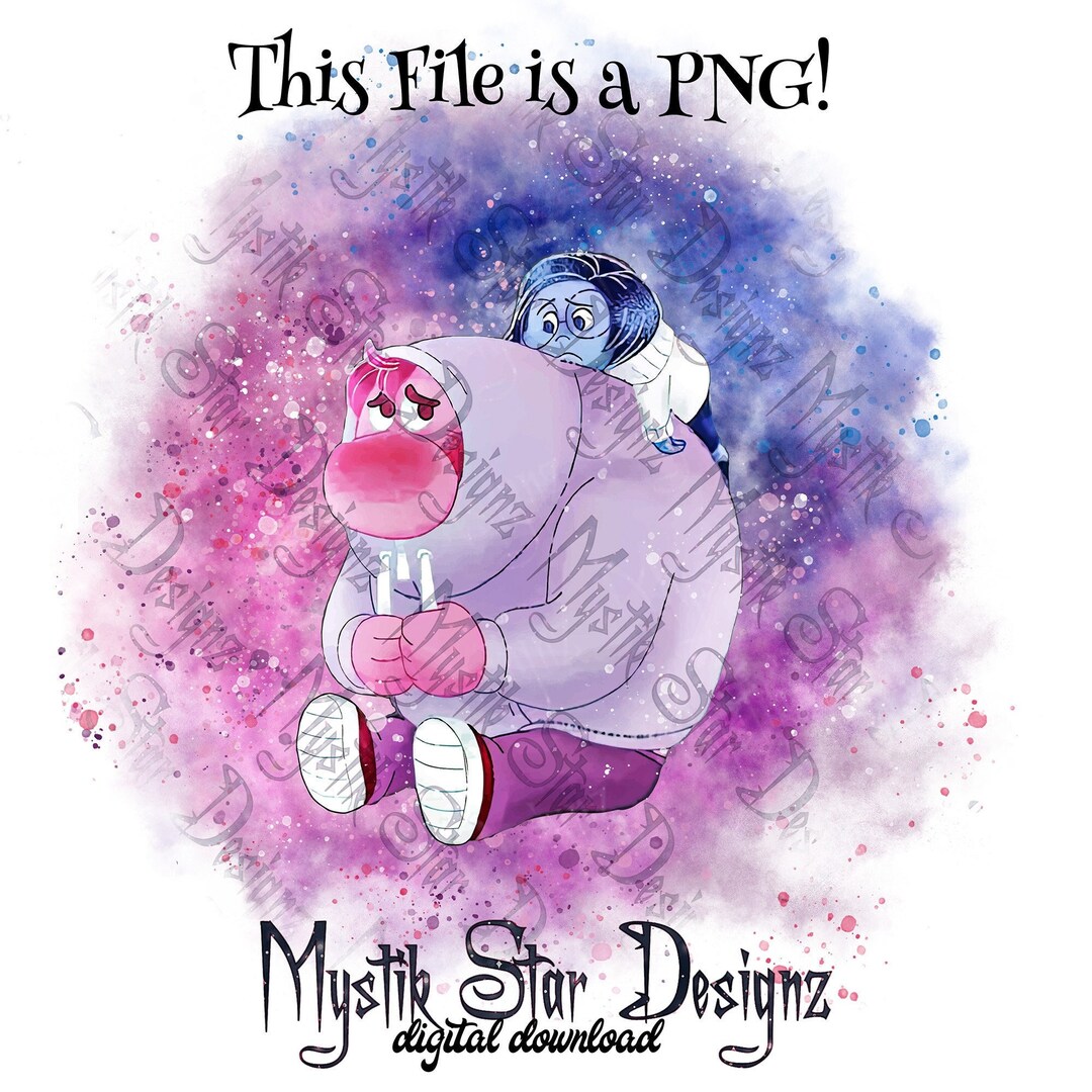 Embarrassment and Sadness PNG Inside Out Sadness PNG Digital Download ...