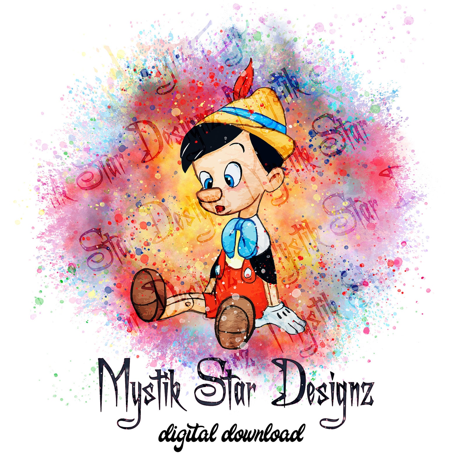Cute Pinocchio PNG Pinocchio PNG Digital Download PNG Commercial Use - Etsy