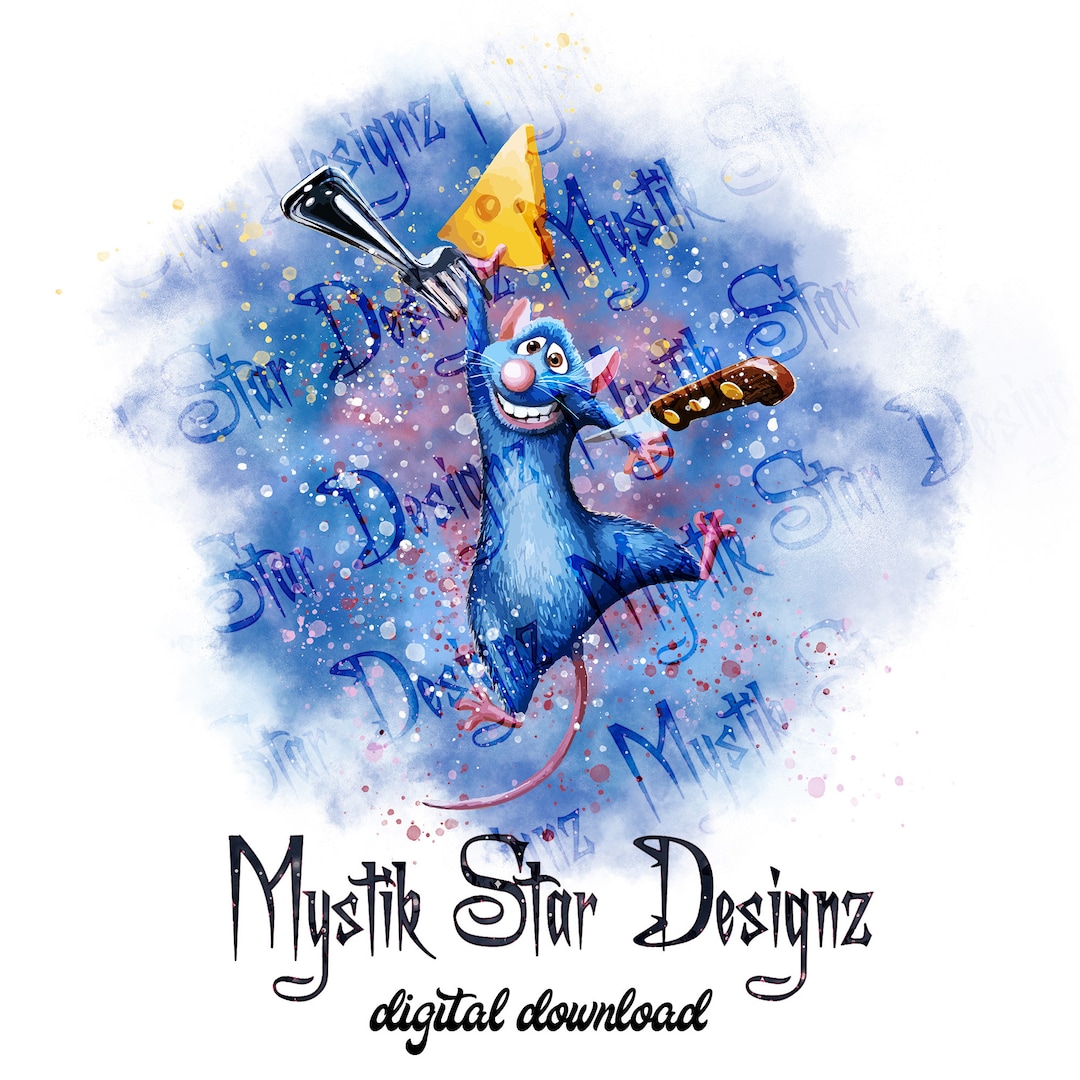 Ratatouille Rat Cheese PNG | Remy Chef PNG | Digital Download PNG ...